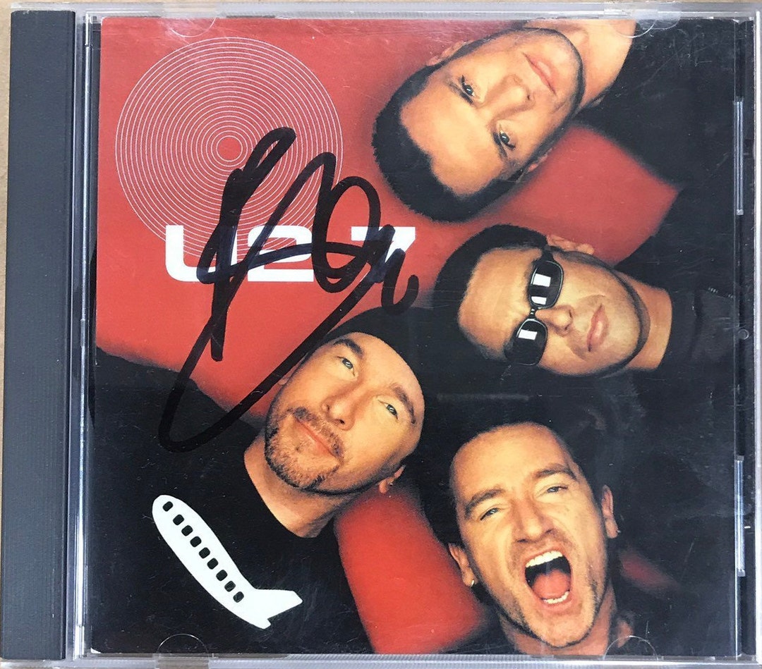 U2 7 Record Album Hand Signed Autograph by Bono in Black Sharpie LOA - Etsy