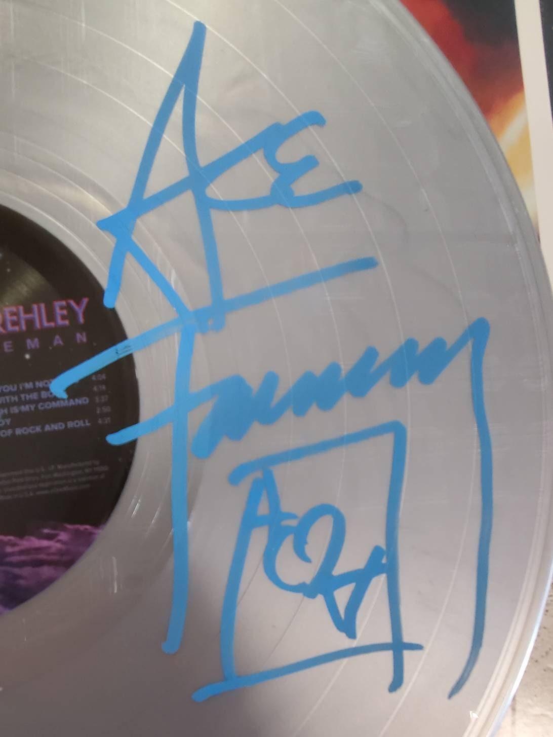 Ace Frehley spaceman LP Record Album Hand Signed - Etsy