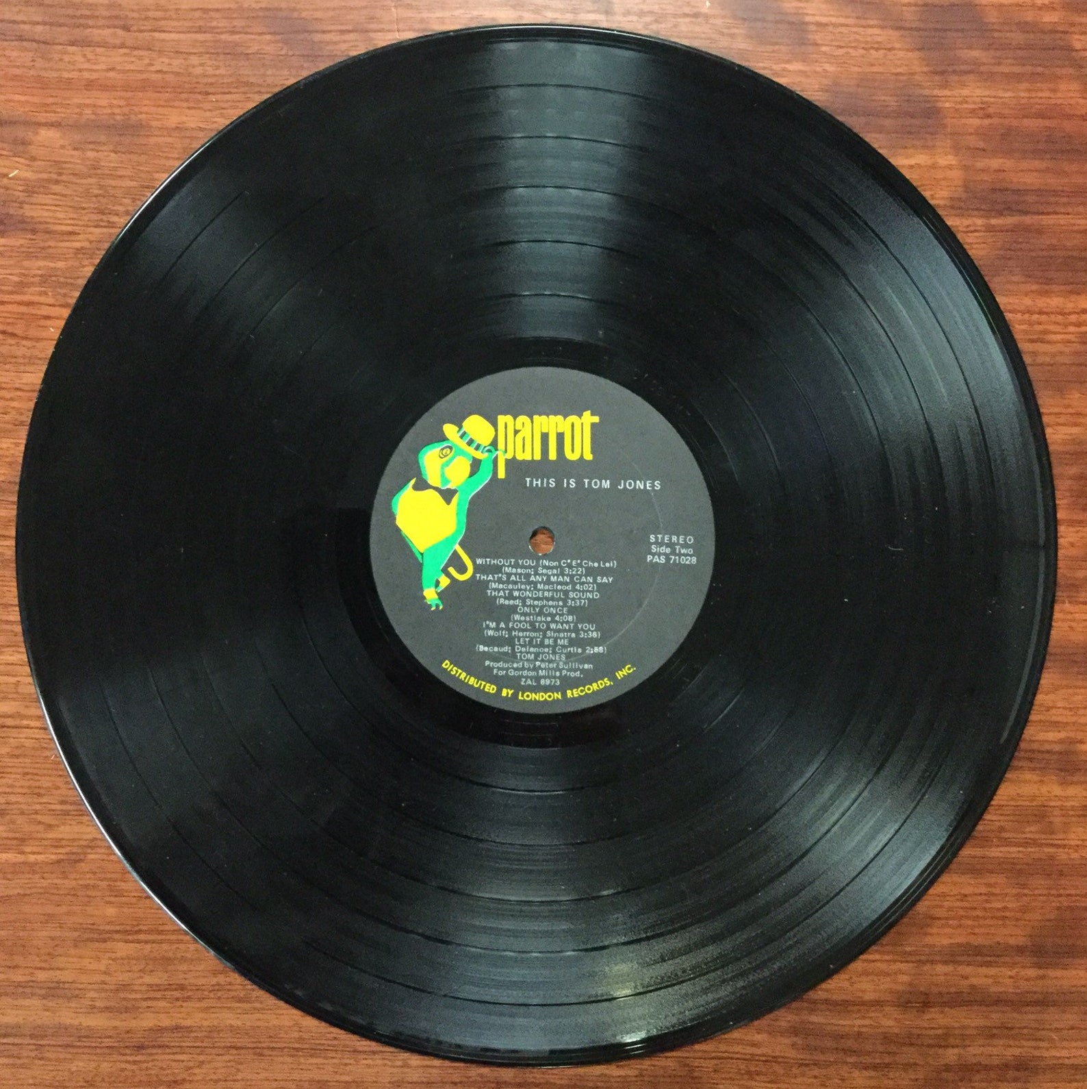 Tom Jones This is Tom Jones Record Album Hand | Etsy