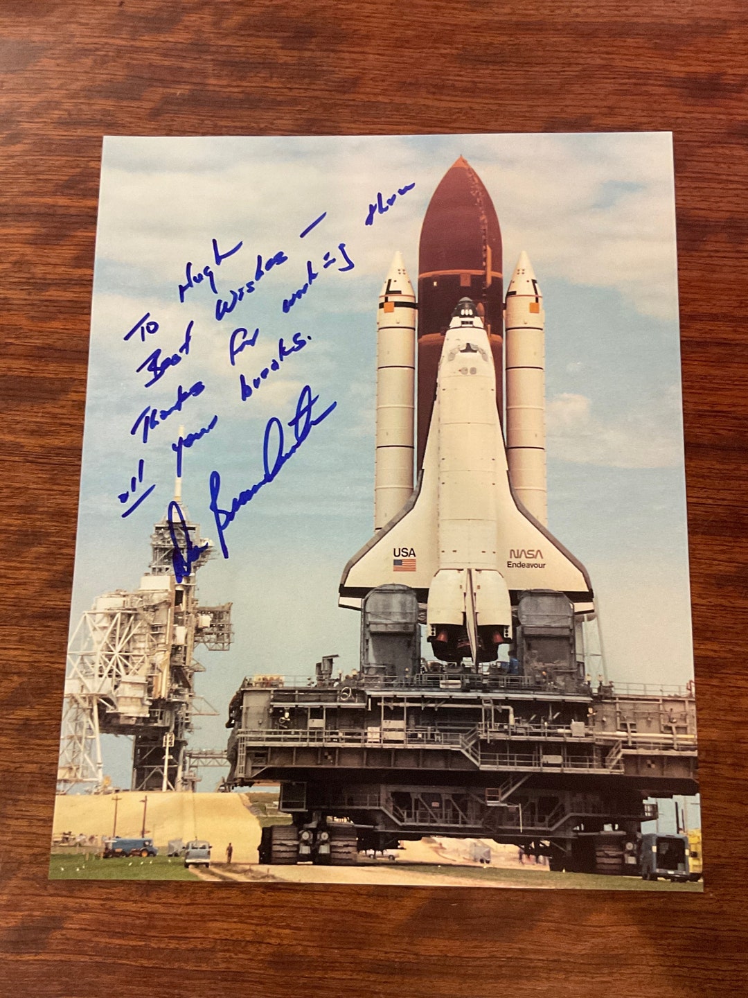 Daniel Brandenstein - NASA Space Shuttle Commander - Hand Signed ...