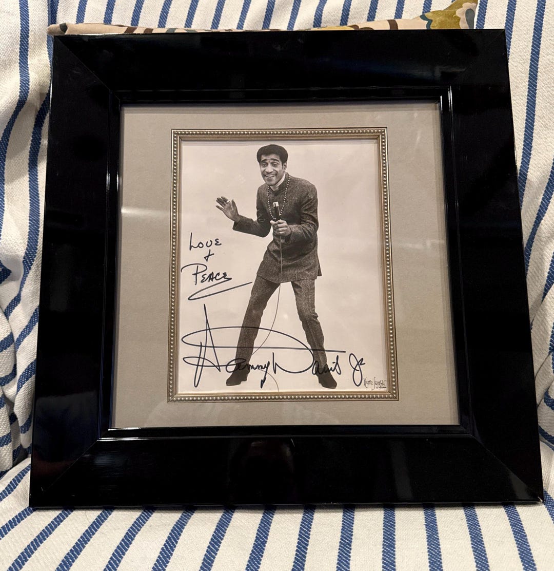 Sammy Davis Jr. Actor Hand Signed Autograph Photograph 8x10” Framed ...