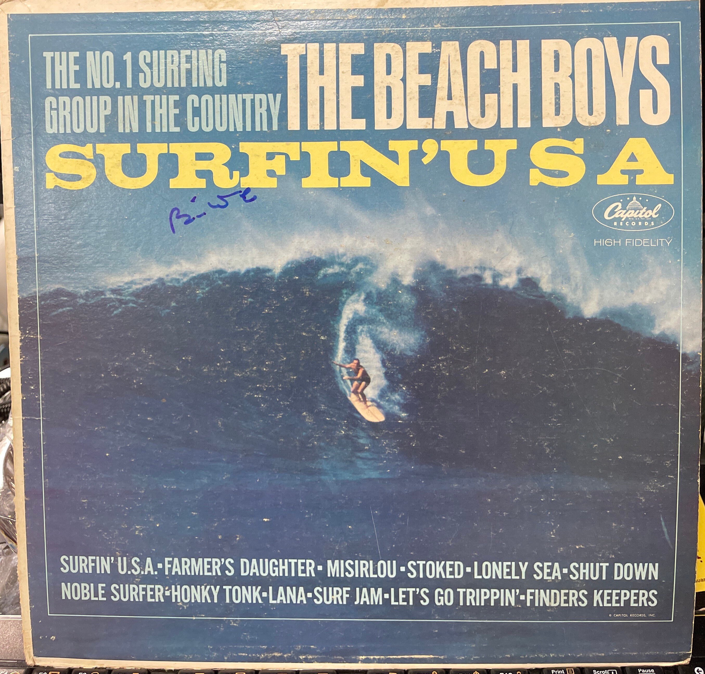 Beach Boys Surfin ' USA Autographed Album Hand Signed by - Etsy