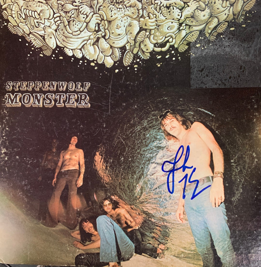 Steppenwolf Monster LP Record Album Hand Signed Autographed by John Kay ...