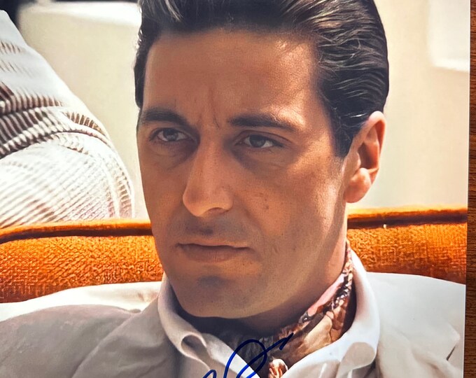 AL Pacino Hand Signed the Godfather Photo 8.5"x11"" Hand Signed ...