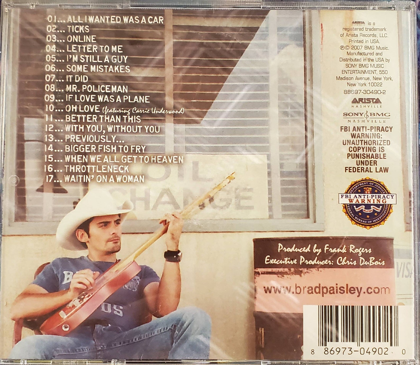 Brad Paisley 5th Gear CD Hand Signed Autographed - Etsy UK