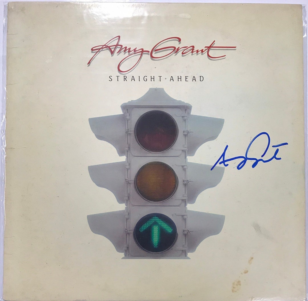 Amy Grant Straight Ahead Record Album Hand Signed Autographed by Amy ...