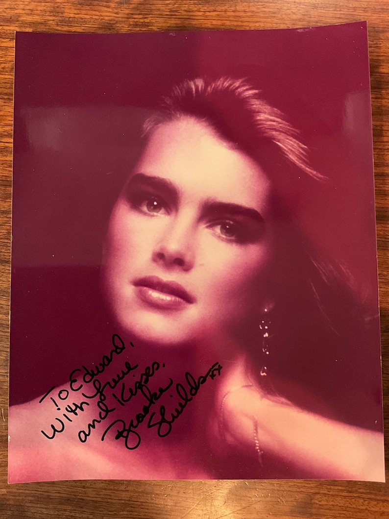 Brooke Shields - Actress/model - Hand Signed Autographed 8"x10" Photo W ...