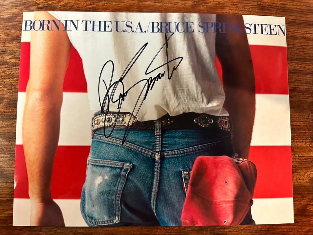 Bruce Springsteen born in the Usa Autographed 8x10 Photograph Hand ...