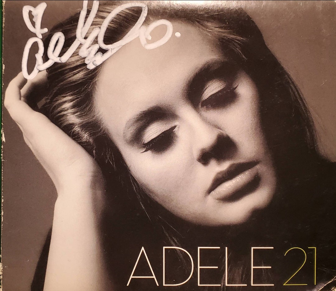 Adele 21 CD Album Hand Signed Autographed by Adele W/ LOA - Etsy