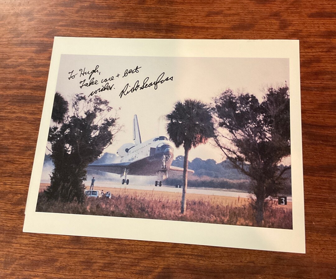 Rick Searfross - NASA Space Shuttle Astronaut - Hand Signed Autographed ...