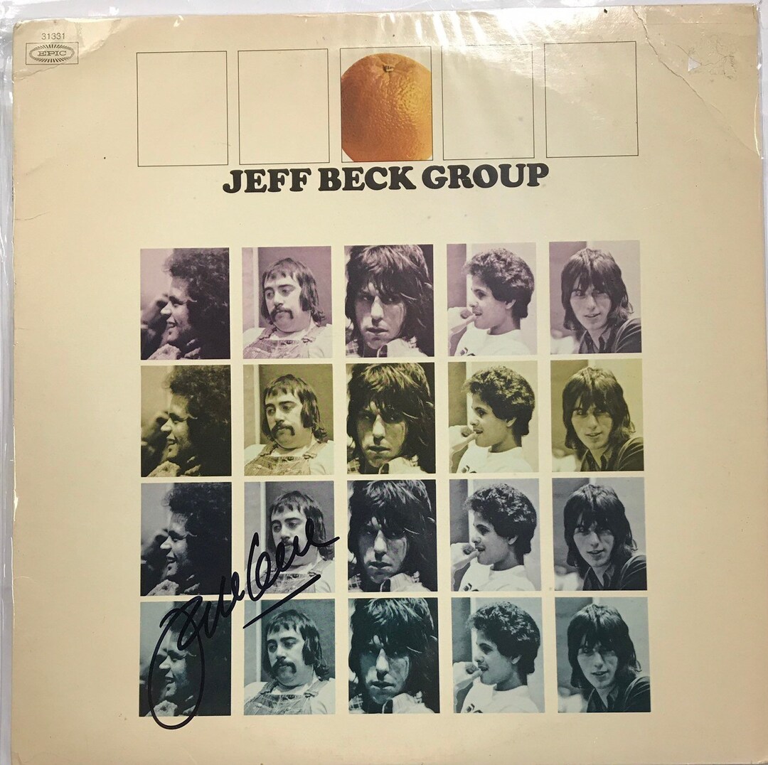 Jeff Beck Group Self-titled Record Album Hand Signed Autographed by ...