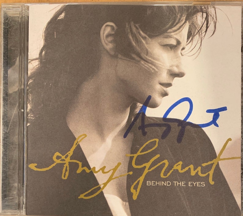 Amy Grant Behind the Eyes CD - Hand Signed Autographed - W/ LOA - Etsy ...