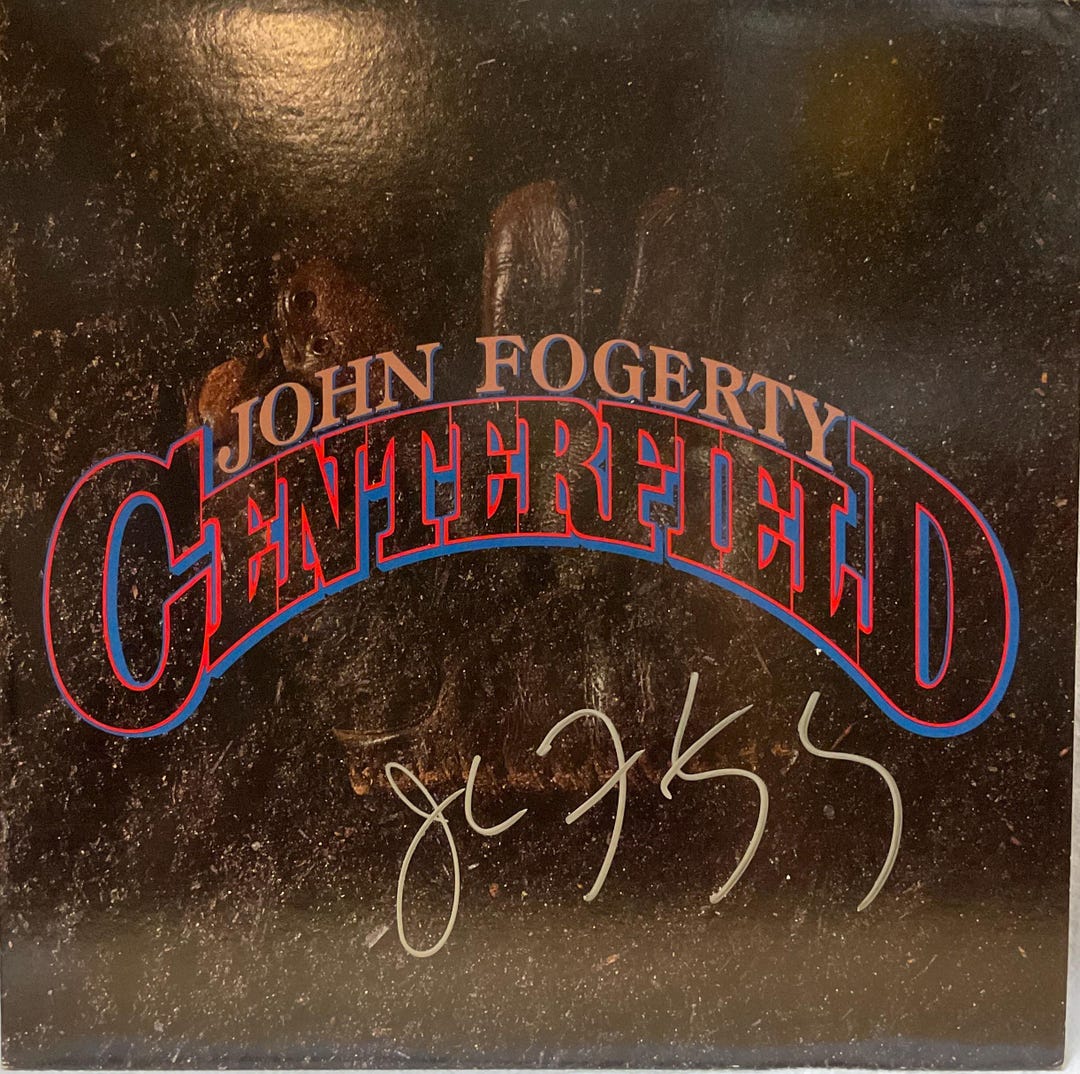 John Fogerty centerfield LP Record Album Hand-signed Autographed by ...