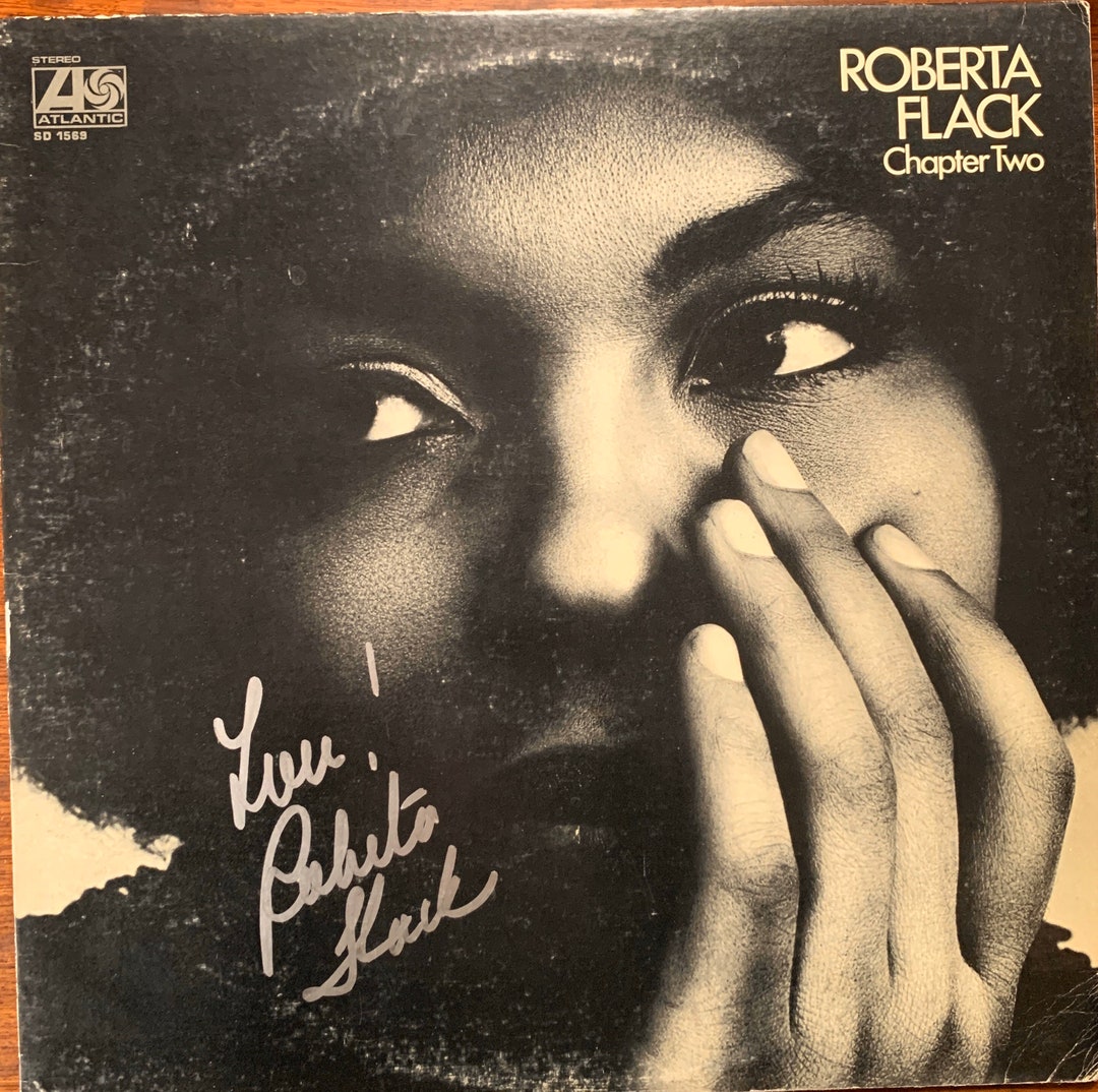 Roberta Flack chapter Two Record Album Hand Signed Autographed by Roberta Flack in Silver ...
