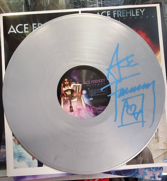 Ace Frehley spaceman LP Record Album Hand Signed | Etsy