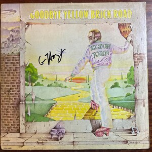 Elton John "goodbye Yellow Brick Road" Autographed Hand-signed LP W ...