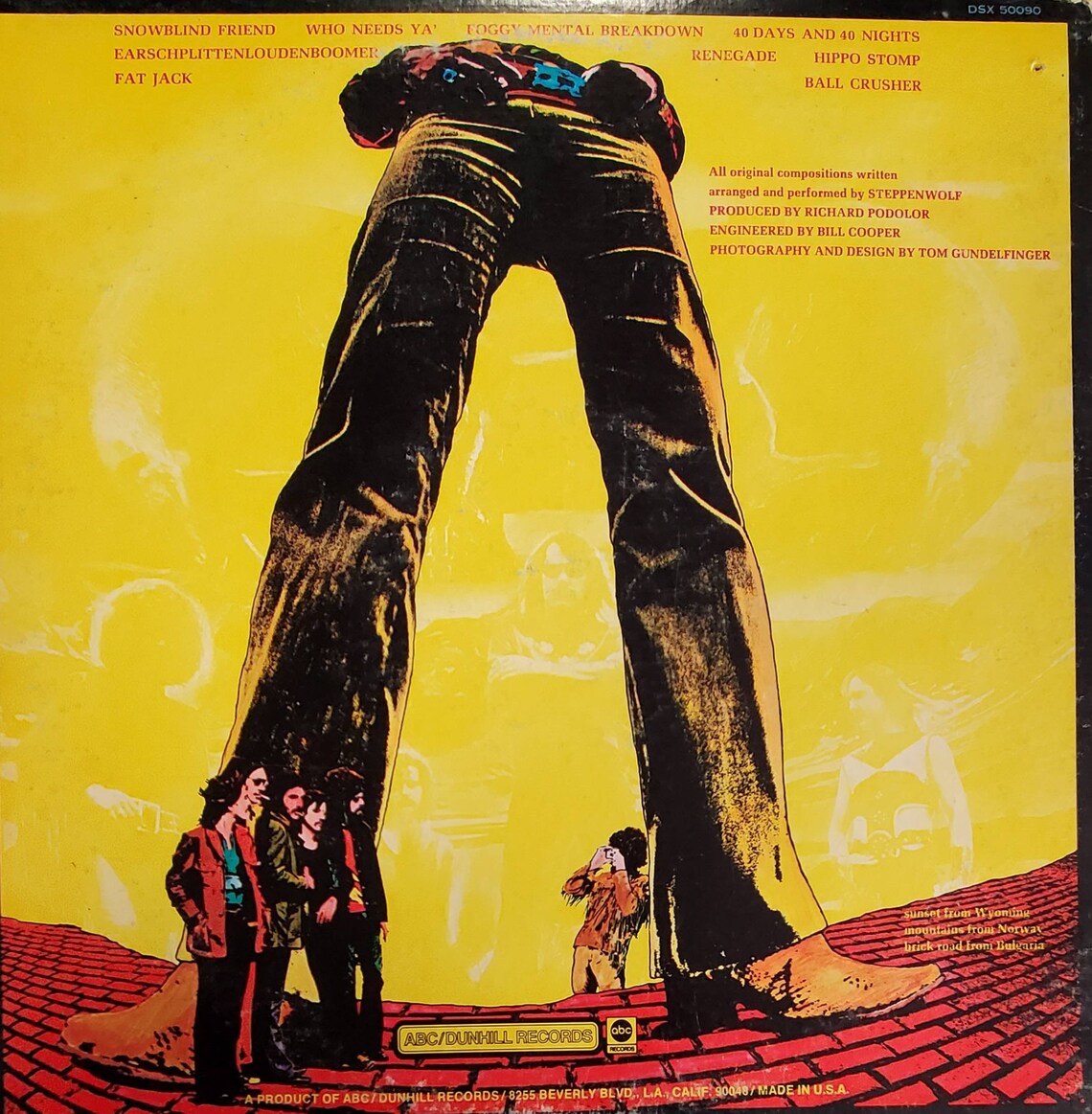 Steppenwolf 7 LP Record Album Hand Signed Autographed by John Kay W ...