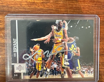 Kobe Bryant Upper Deck #74 Card Lakers 1999 Hand Signed Autographed in ...