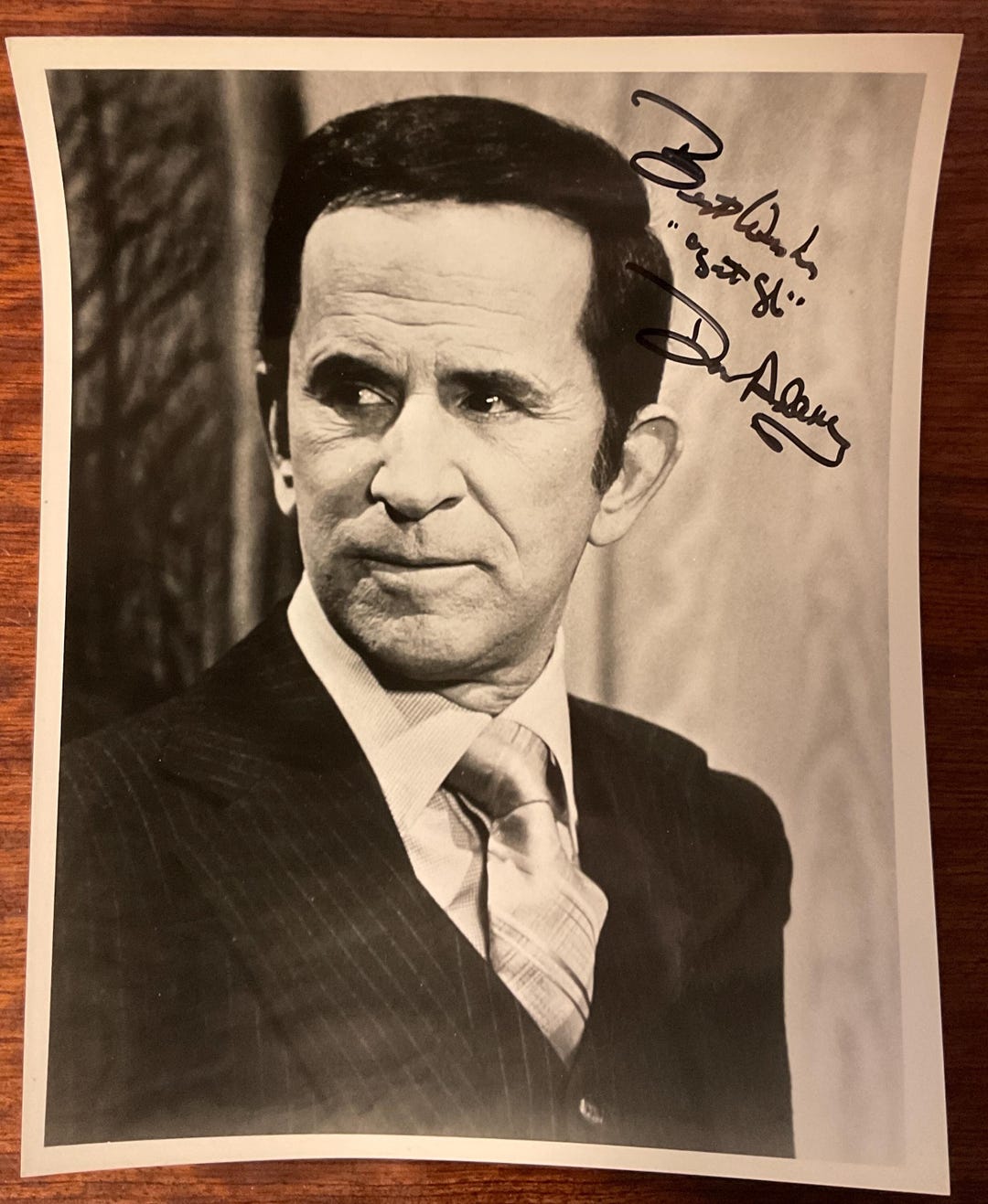 Don Adams - Actor/comedian - Hand Signed Autographed in Black Ink 8x10 ...