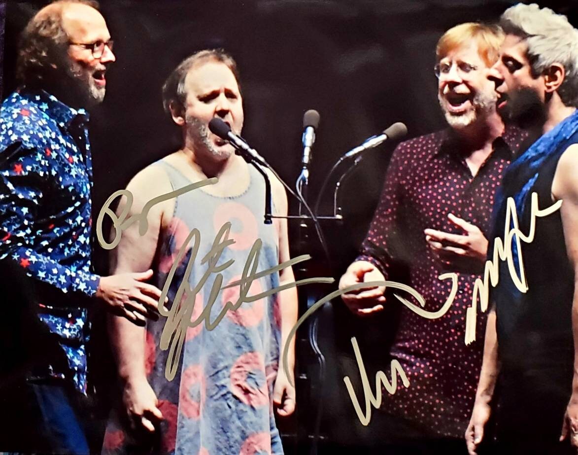 Phish Live Group Photo 9x11 4x Hand Signed Autographed | Etsy