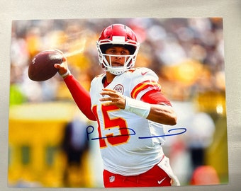 Patrick Mahomes Signed Autograph Premium Quality Glossy 8x10 Print ...