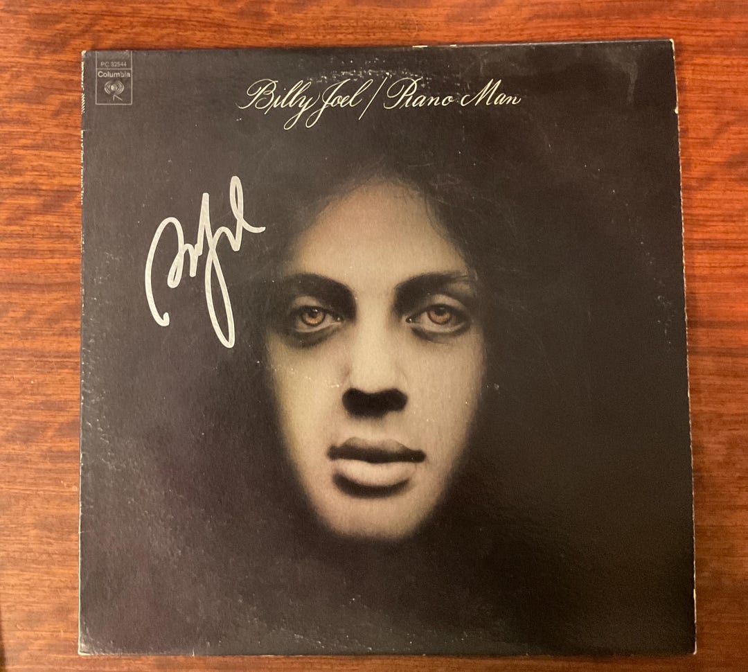 Billy Joel "piano Man" Album Hand-signed Autographed LP W/ LOA - Etsy
