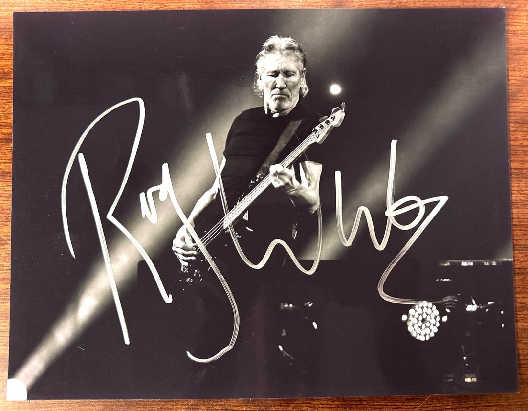 Roger Waters Hand-signed 8" X 10" Photograph in Silver Ink - Etsy