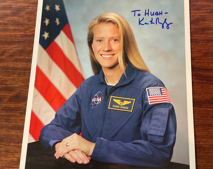 Karen L. Nyberg - NASA Space Shuttle Astronaut - Hand Signed ...