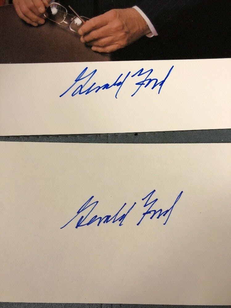 President Gerald Ford Hand Signed Autographed 8x10 - Etsy