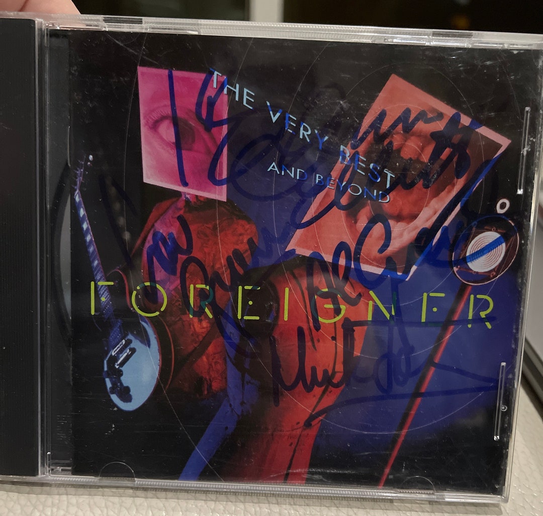 Foreigner the Very Best and Beyond CD Album 5x Hand Signed Autographed ...