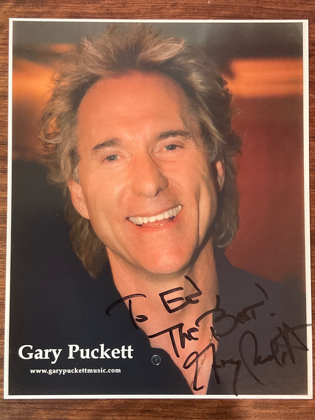 Gary Puckett "american Singer" Hand Signed Autographed 8"x10" W/ LOA - Etsy