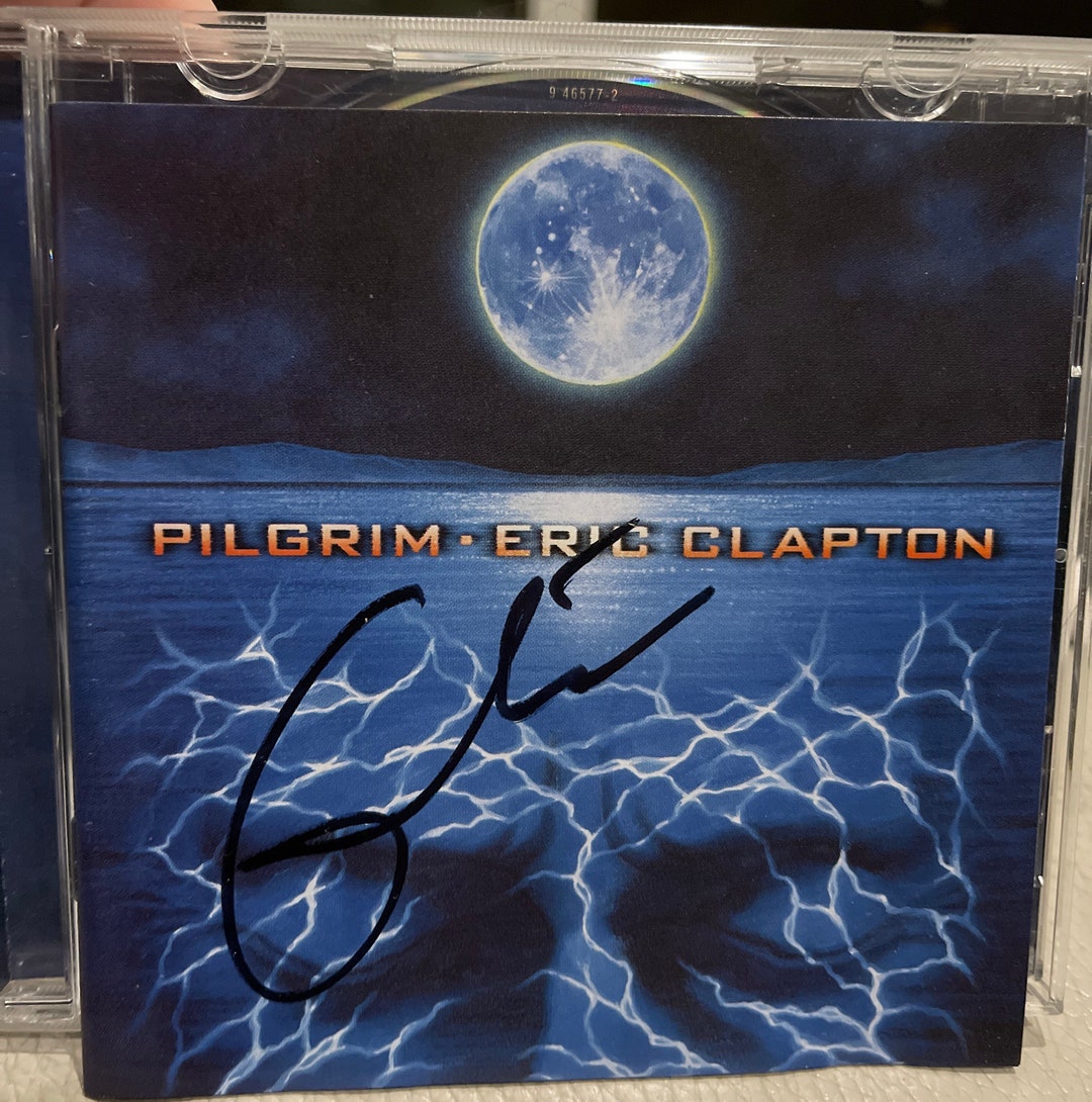 Eric Clapton pilgrim CD Album Hand-signed Autograph by Eric Clapton W ...