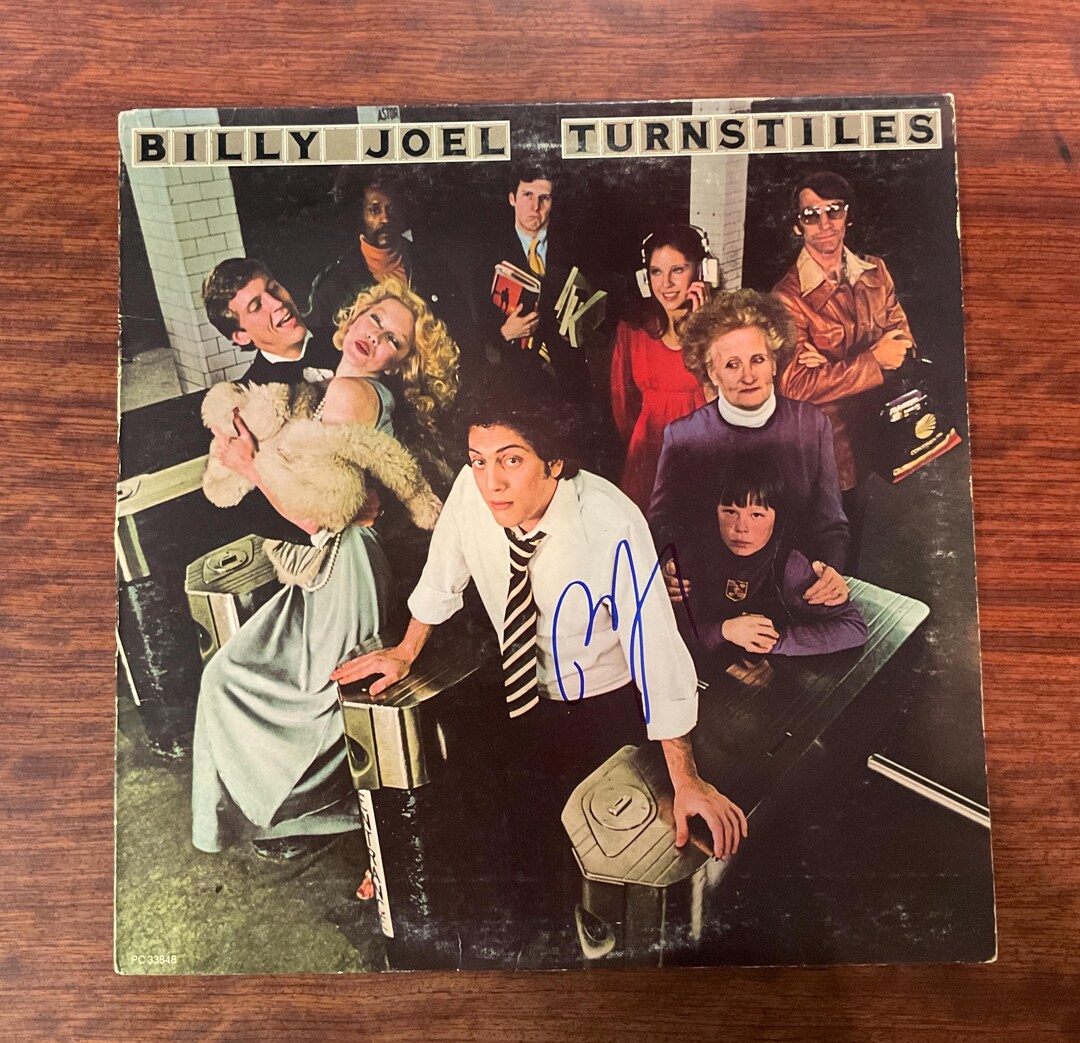 Billy Joel turnstiles Album Hand-signed Autographed LP W/ LOA - Etsy