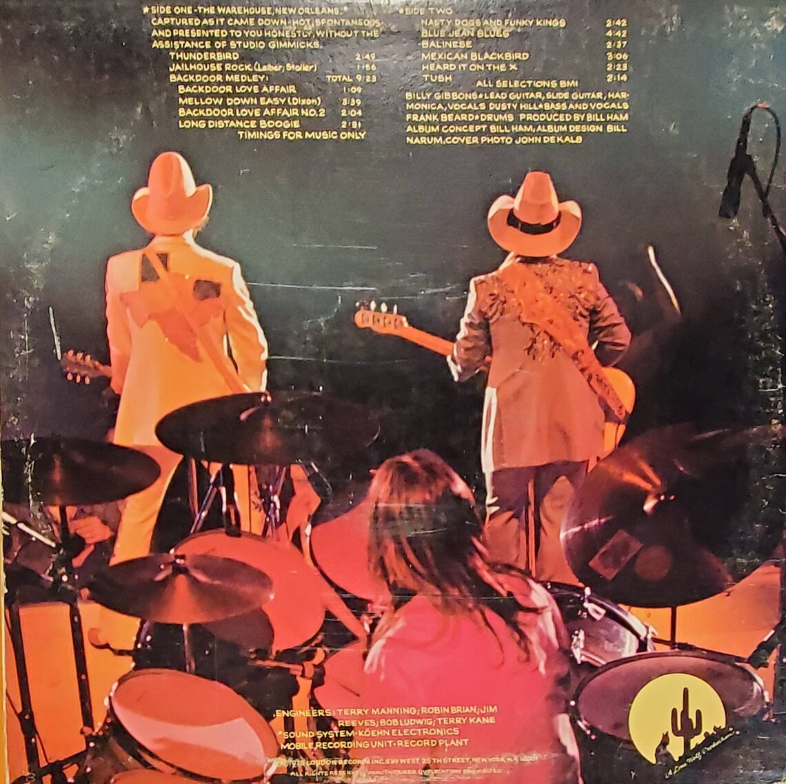 ZZ Top fandango Album Cover Hand Signed Autograph | Etsy