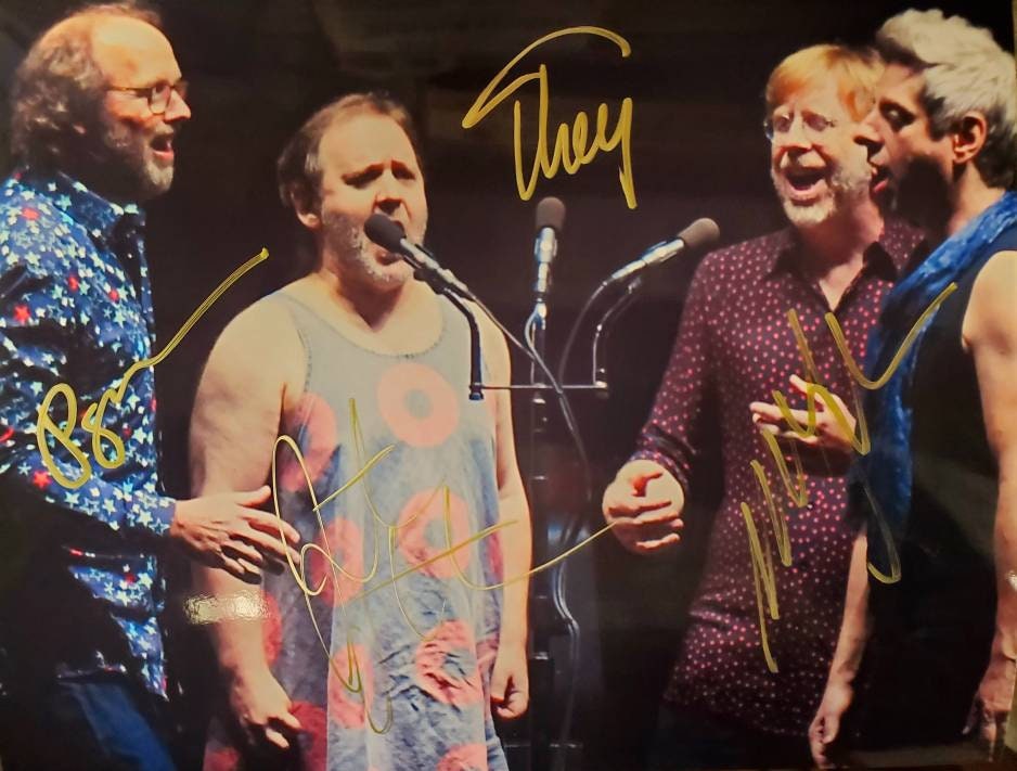 Phish Live Group Photo 9x11 4x Hand Signed Autographed | Etsy