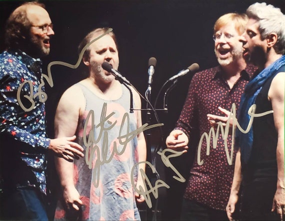 Phish Live Group Photo 9x11 4x Hand Signed Autographed | Etsy