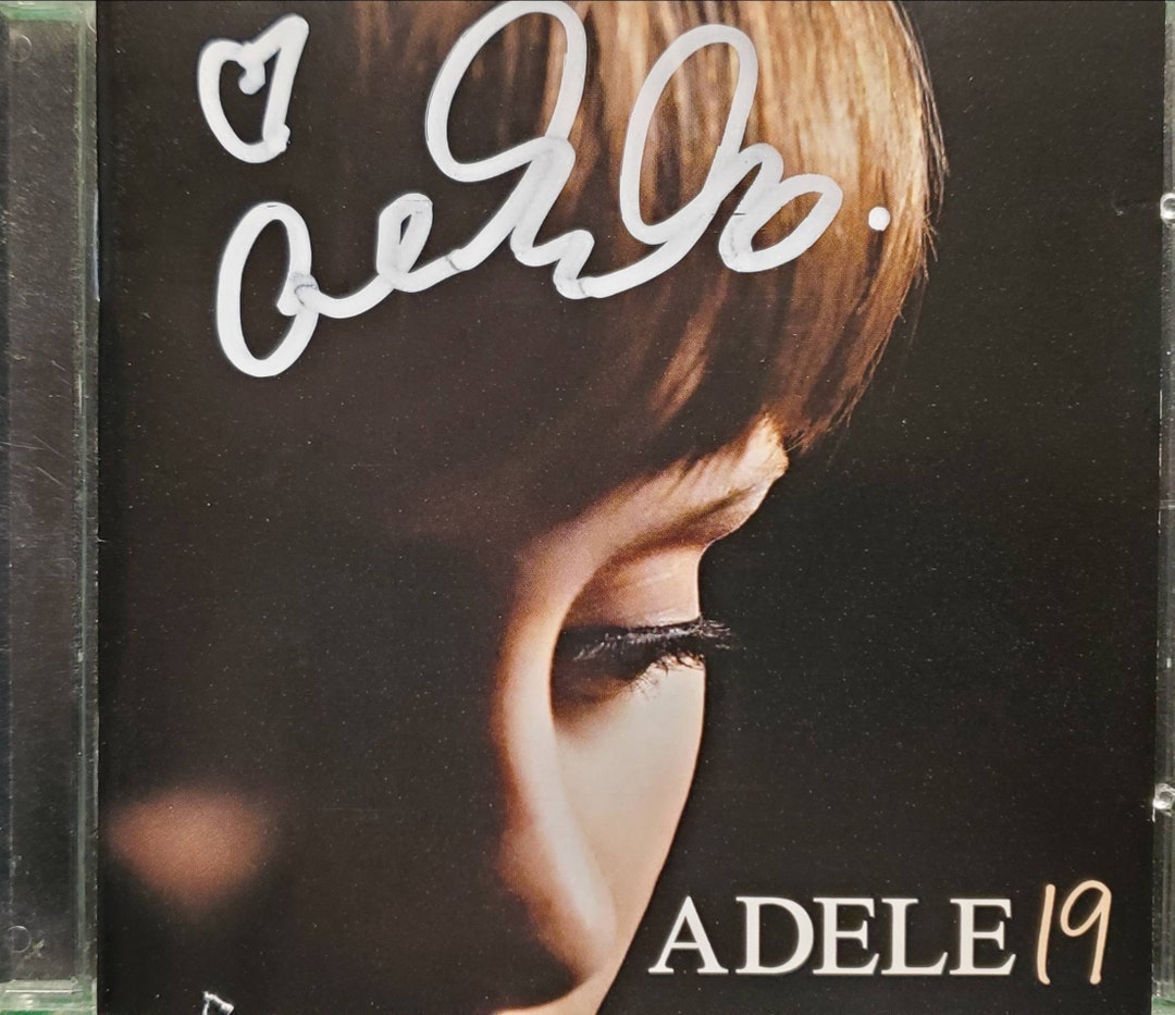 Adele "19" CD Album Hand Signed Autographed by Adele W/ LOA - Etsy