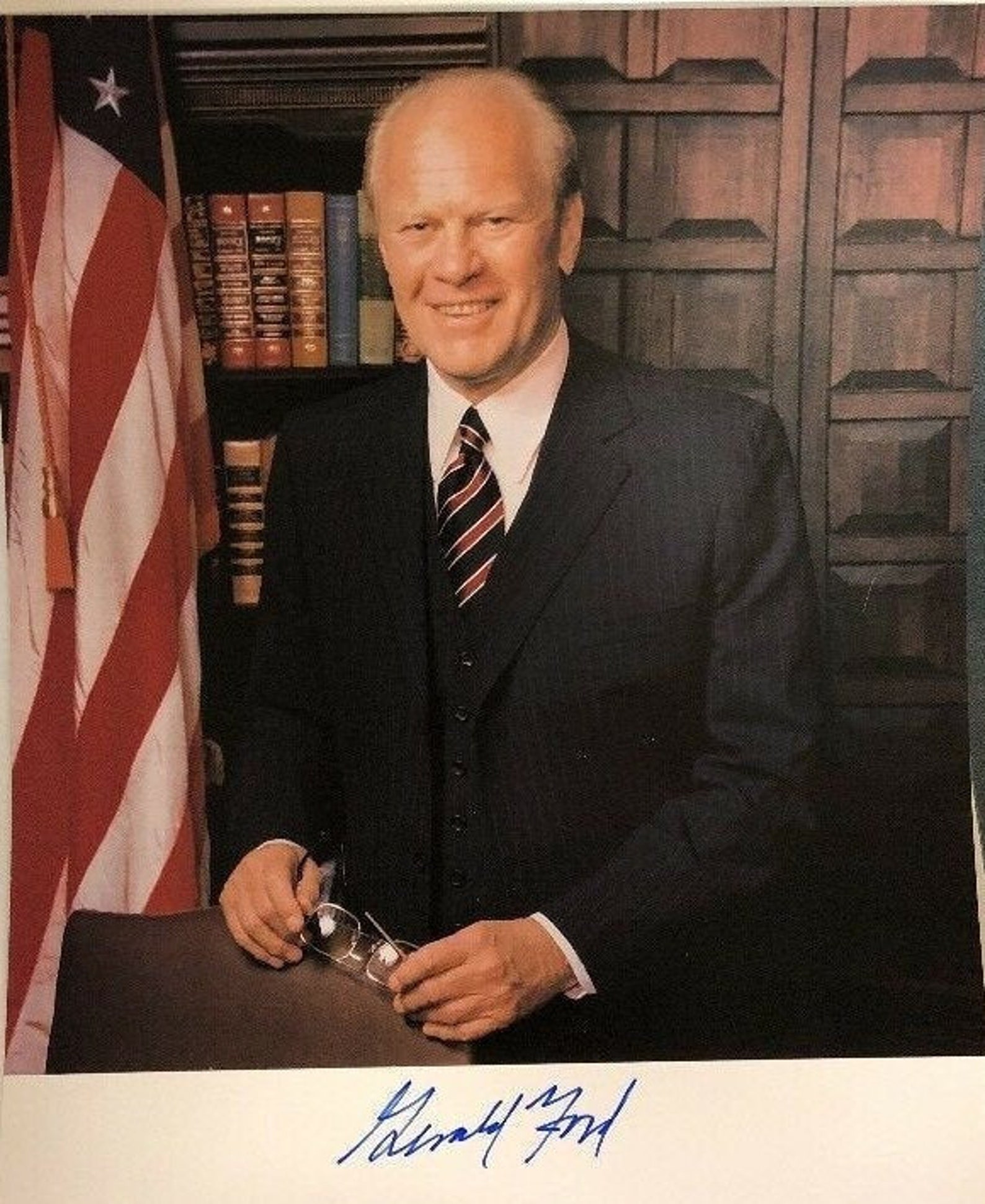 President Gerald Ford Hand Signed Autographed 8x10 | Etsy