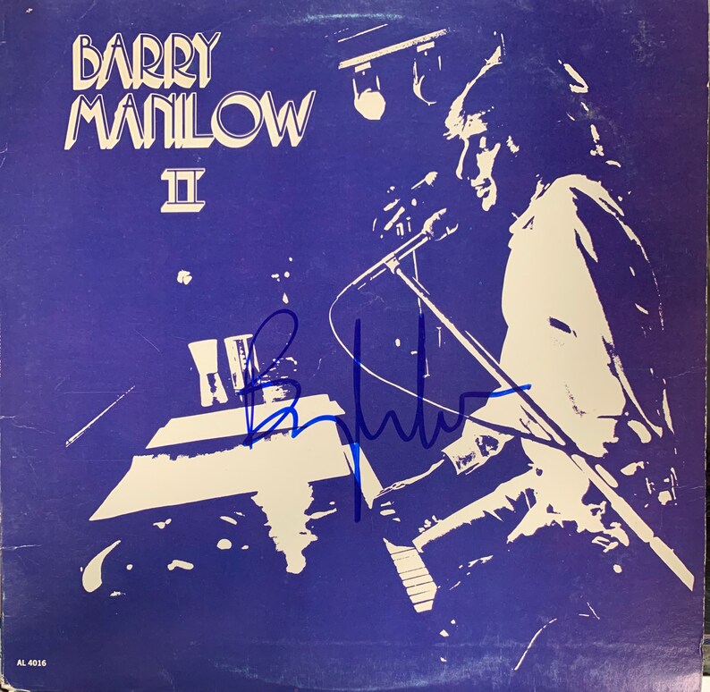 Barry Manilow II Record Album Hand Signed Autographed by Barry - Etsy