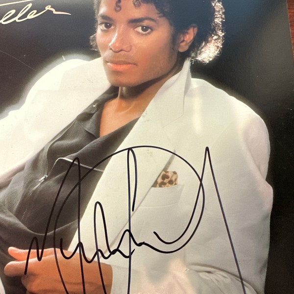 Signed Michael Jackson Album - Etsy