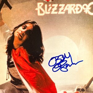 Ozzy Osbourne blizzard of Oz 8.5x11 Photo Hand Signed Autograph by Ozzy W/ LOA W/ Hologram - Etsy