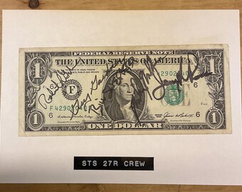 FULL NASA Space Shuttle Crew Mission STS-49 Hand Signed Autographed 8 ...