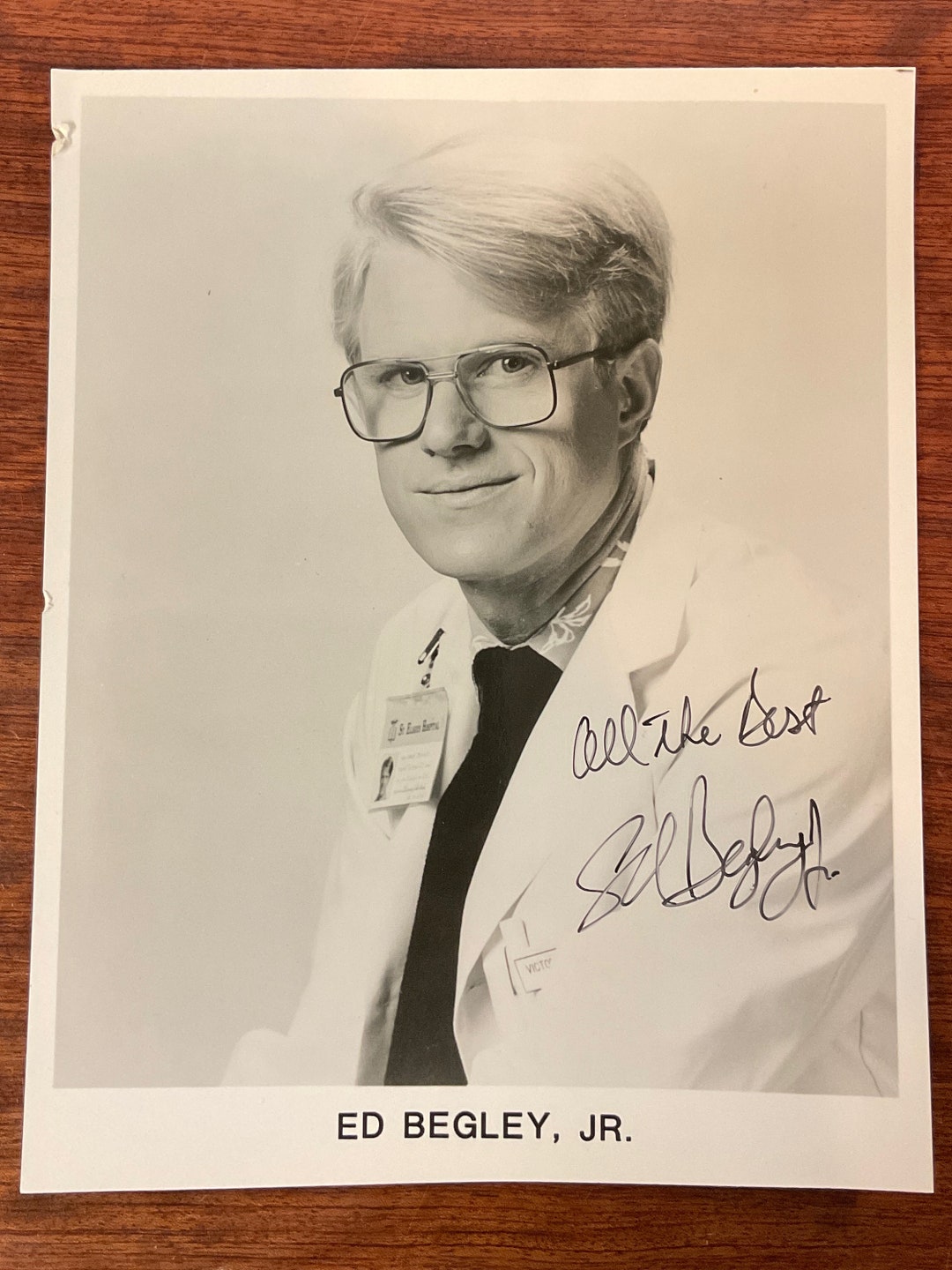 Ed Begley Jr. "dr. Victor Ehrlich - St. Elsewhere" Hand Signed Autographed 8"x10" Photo W/ LOA ...