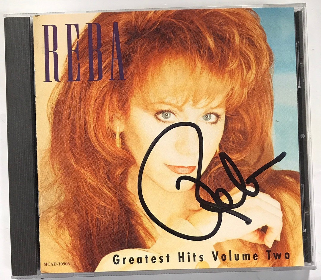 Reba Mcentire "greatest Volume Two" CD Booklet Hand-signed Autographed ...
