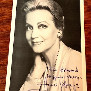 Anne Jeffreys "topper" Hand Signed Autographed 4.75" X 6.75" Photo W ...