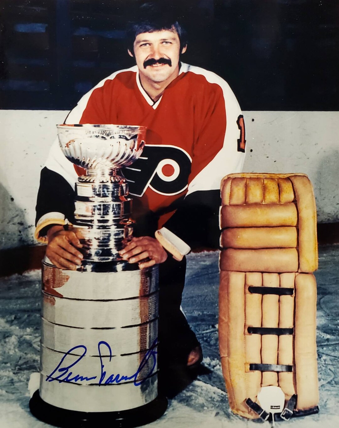 Bernie Parent Philadelphia Flyers NHL Hockey Autographed 8"x10" Photo W ...