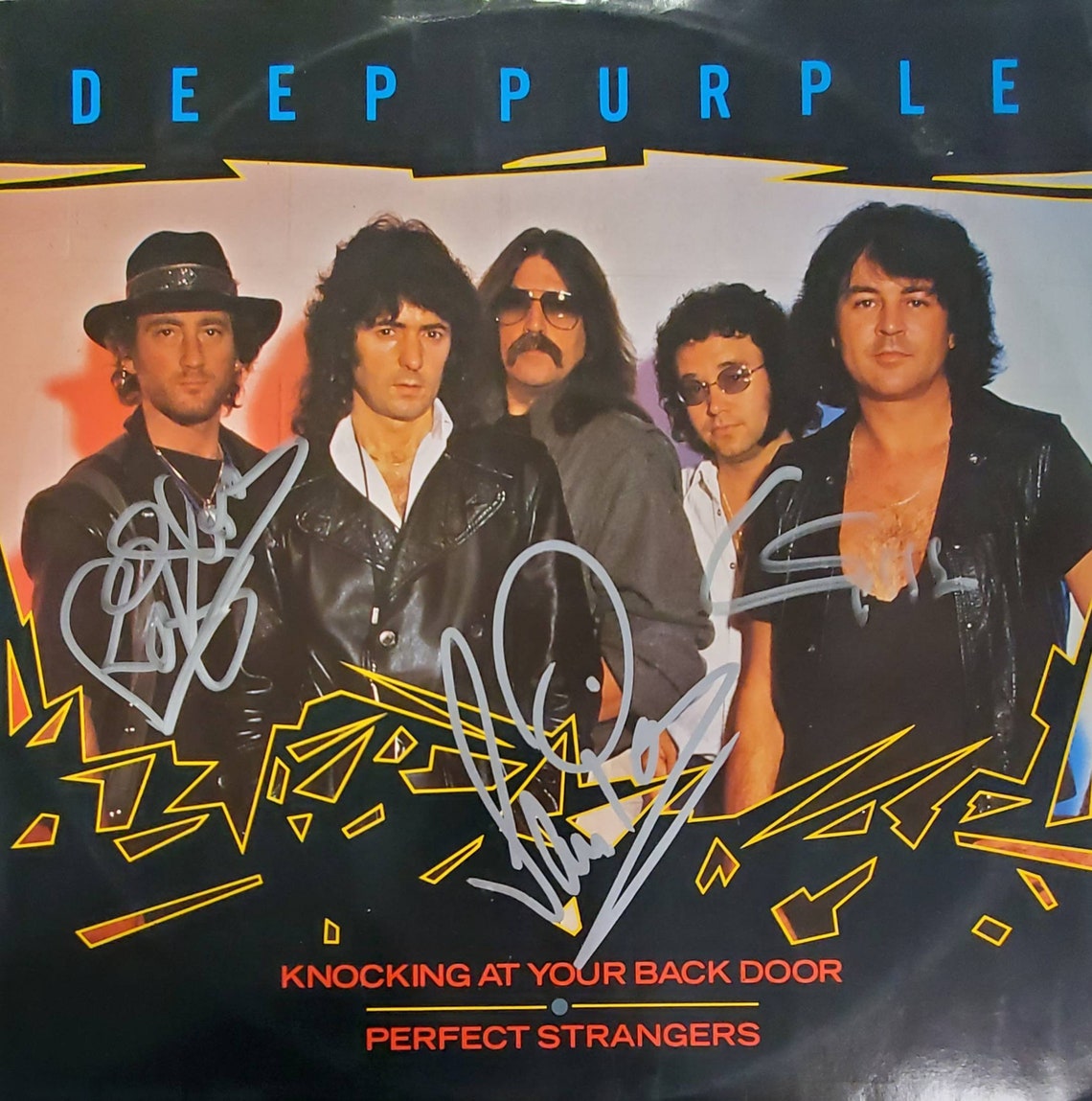 Deep Purple "knocking at Your Back Door/perfect Strangers" 12" Single ...