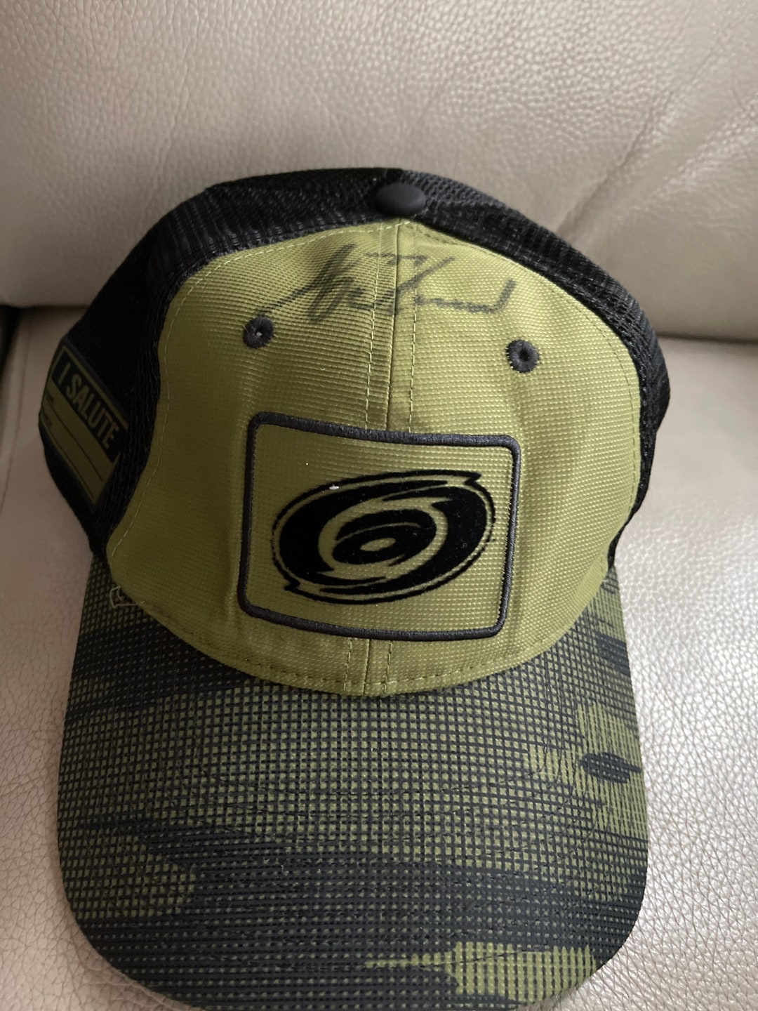Tony Deangelo Signed Carolina Hurricanes Hat - Fanatics NHL Autographed ...