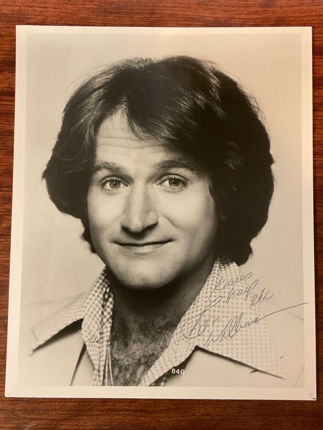 Robin Williams "kisses, Hugs, Etc" Hand Signed Autographed 8"x10" Photo ...