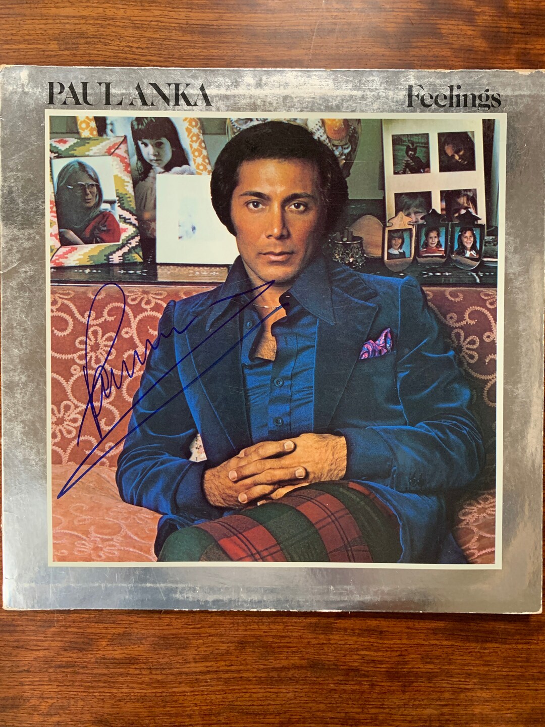 Paul Anka "feelings" Album: Hand-signed Autographed Vinyl Record With ...